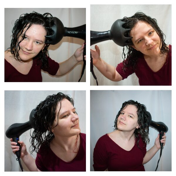 How To Diffuse Wavy Hair 4 Ways: Step By Step With Pictures - Wavy Hair Care